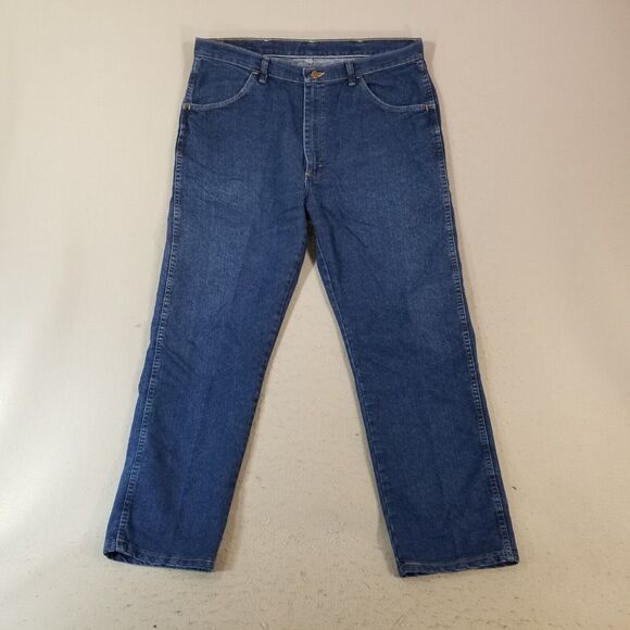 Wrangler | Jeans | Wrangler Jeans Mens 38x3 Regular Fit Straight Blue ...
